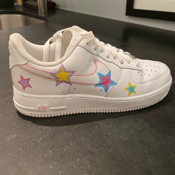 Nike | Shoes | Custom Star Air Force S Size Nine | Poshmark